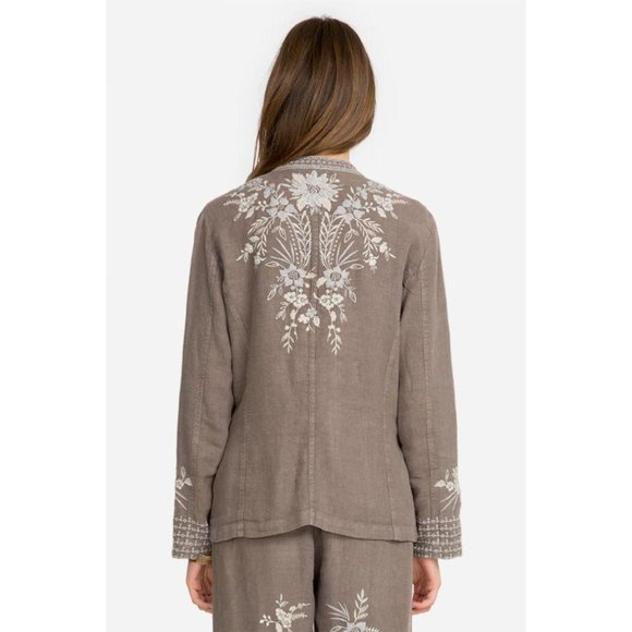 Johnny Was | Jackets & Coats | Johnny Was Oleander Embroidery Linen ...